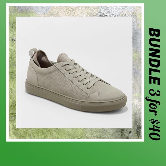 Goodfellow & Co | Shoes | Mens Lace Up Casual Sneakers Gray | Poshmark